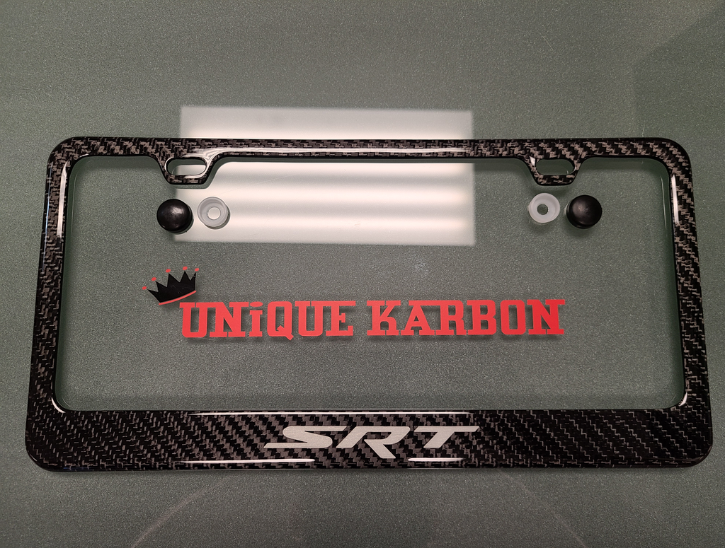 Custom License Plate Personalized Custom Text Or Logo Carbon License ...